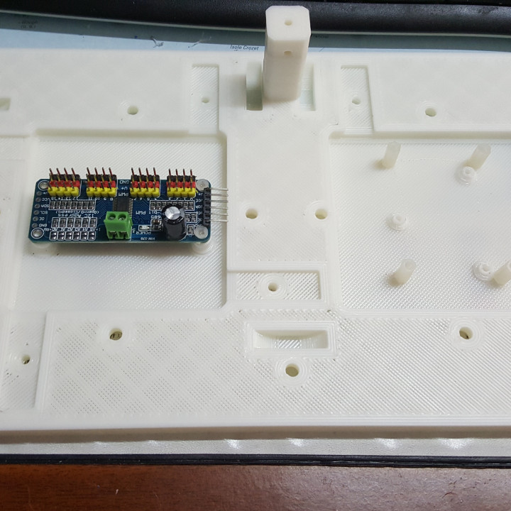 3D Printable Modular Seven Segment Display for Mechanical Servo Clock ...
