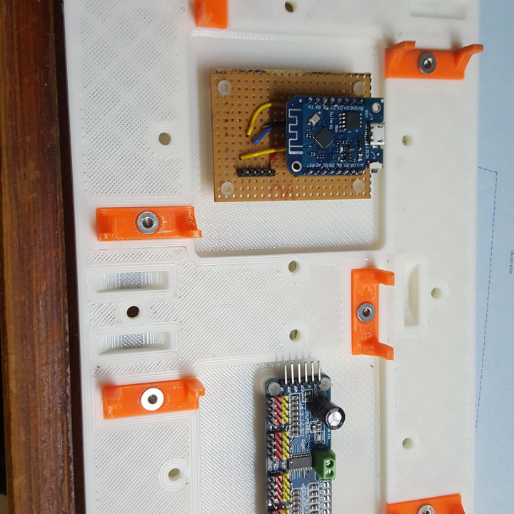 3D Printable Modular Seven Segment Display for Mechanical Servo Clock ...
