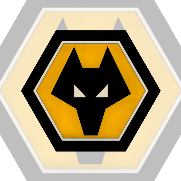 3D Printable Wolverhampton Wanderers logo by Anthony Reitan