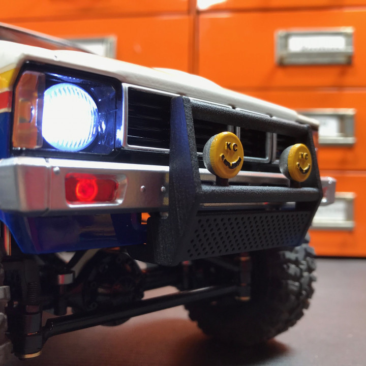 3D Printable WPL C24 Light Lens Set by AMPro Engineering