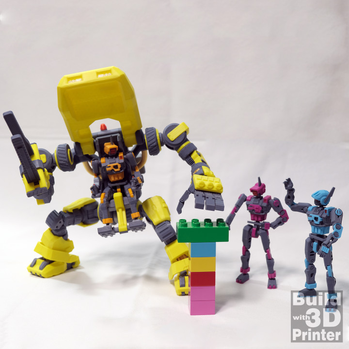 3D Printable Android Prototype P-01 by JWoong