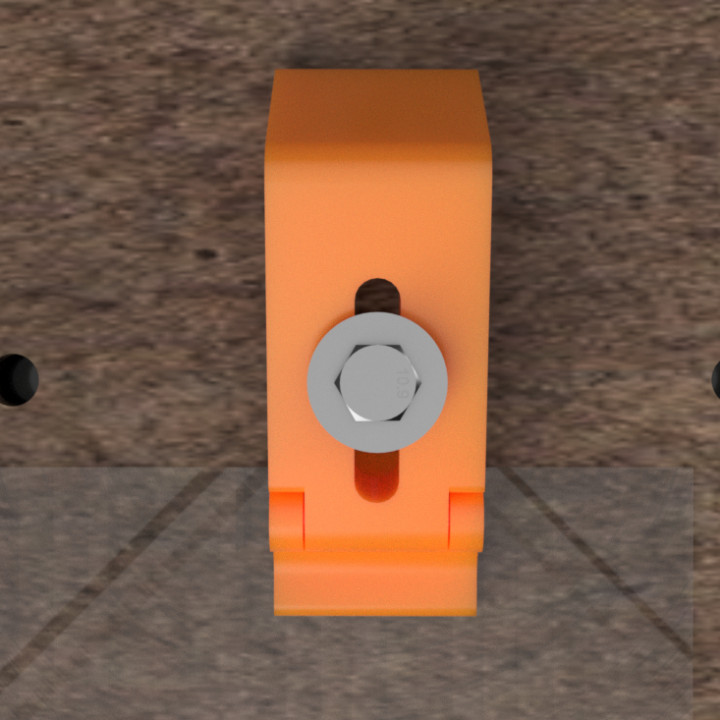 3D Printable CNC Clamp 2mm to 18mm by Patrick Horvers