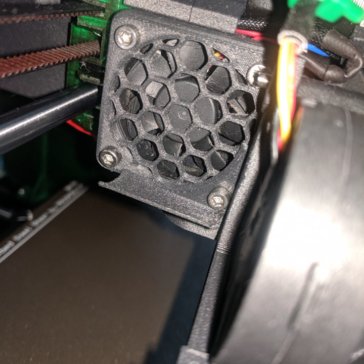 3D Printable Noctua Duct for HotEnd by Brandon Beller