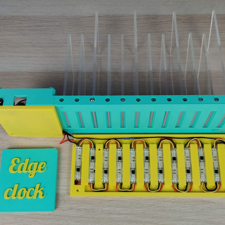 3D Printable Edge clock by makit