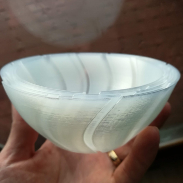 3D Printable Maze Bowl by Dan Keller