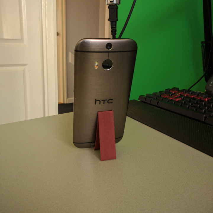 3D Printable Basic Phone Stand by Rick