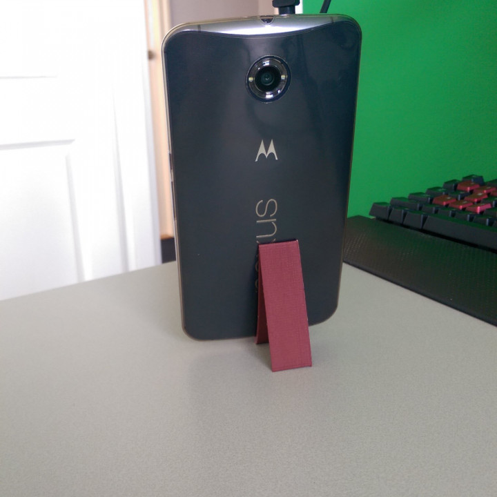 3D Printable Basic Phone Stand by Rick