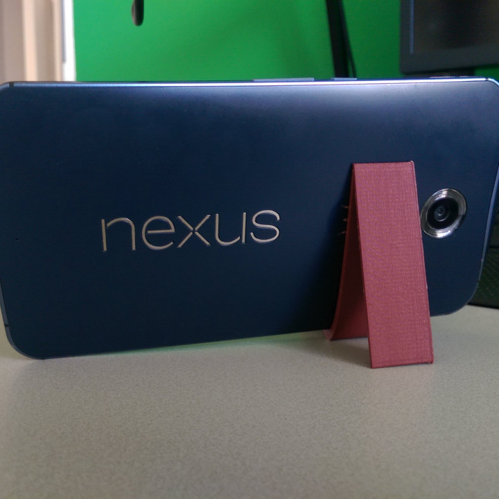 3D Printable Basic Phone Stand by Rick