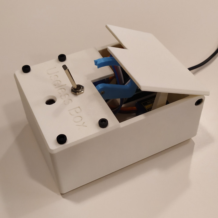 3D Printable Smart Useless Box with ESP8266 and Gesture Sensor by ...