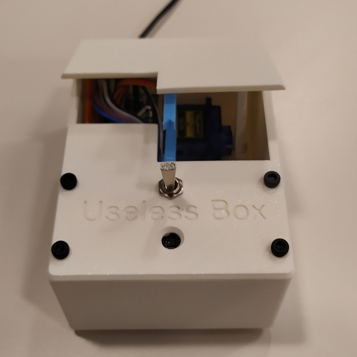3D Printable Smart Useless Box with ESP8266 and Gesture Sensor by ...