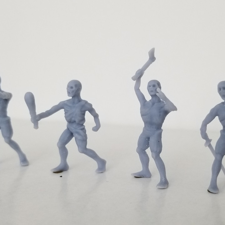 3D Printable Zombies! by Clay Rade