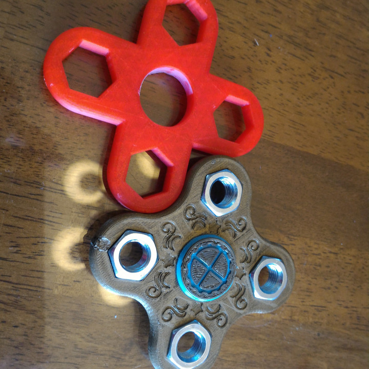 3D Printable Steampunk fidget spinner by Dan Keller