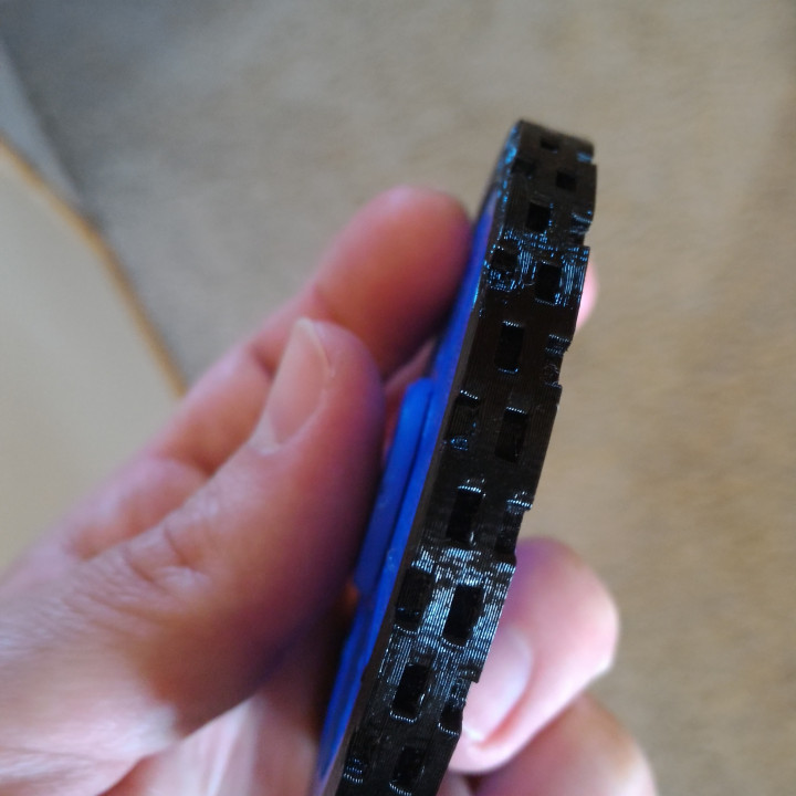 3D Printable Wheel fidget spinner - complete with tire by Dan Keller