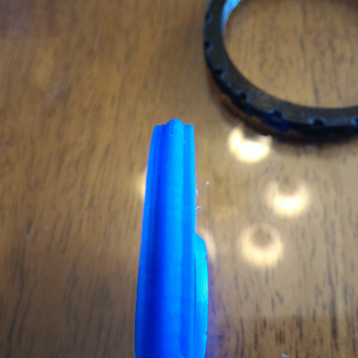 3D Printable Wheel fidget spinner - complete with tire by Dan Keller