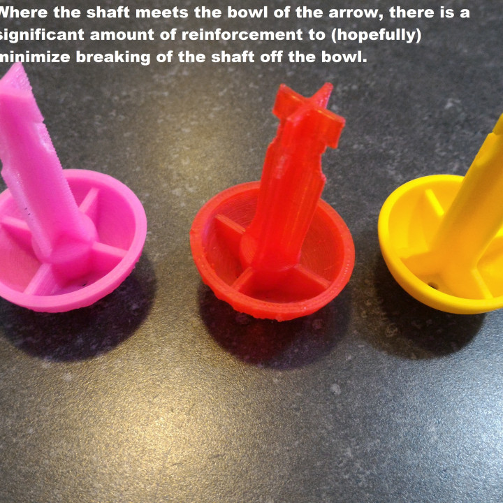 3D Printable Building block Arrow by Dan Keller