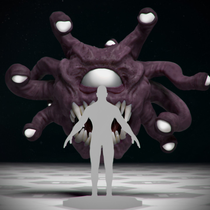 3D Printable Eye Tyrant - DnD Monster by DCA Tabletop