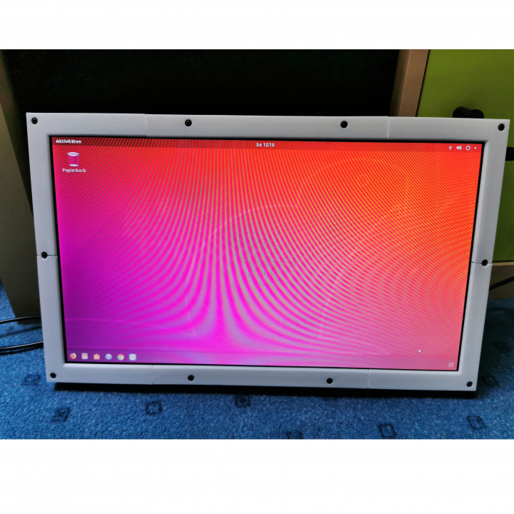 3D Printable Laptop clear frame by Tom Heider