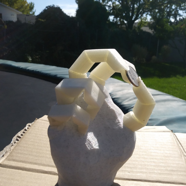 3D Printable Prototype Prosthetic Hand by Jeff M.