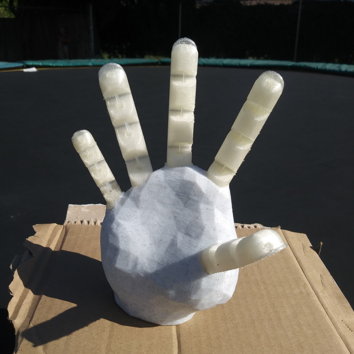 3D Printable Prototype Prosthetic Hand by Jeff M.