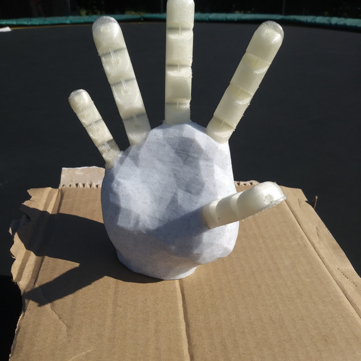 3D Printable Prototype Prosthetic Hand by Jeff M.