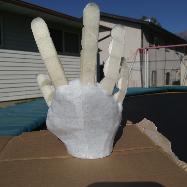 3D Printable Prototype Prosthetic Hand by Jeff M.