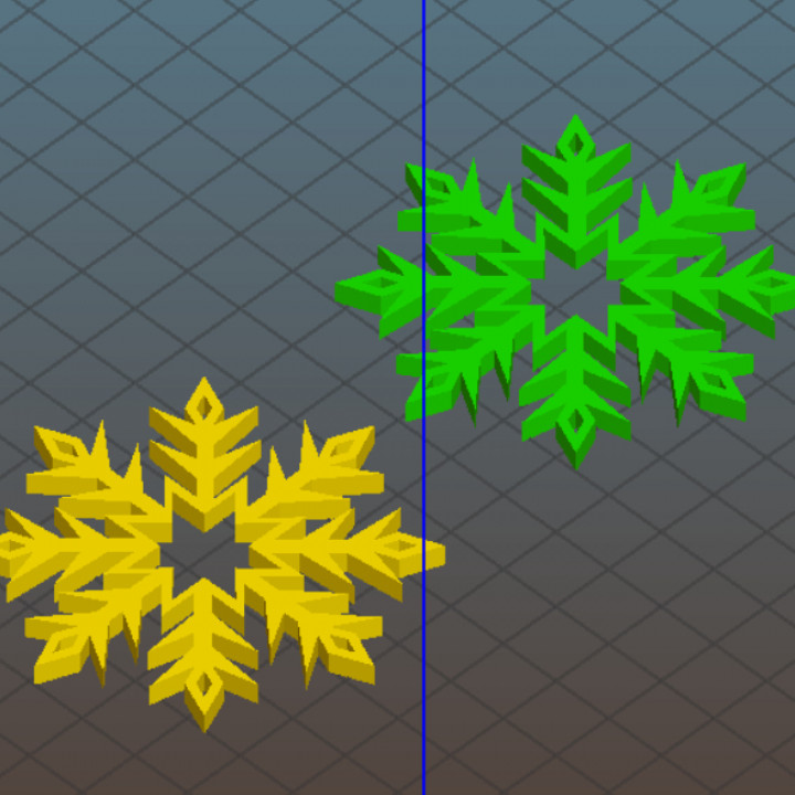 3D Printable Snow Flakes by Gina Bruce