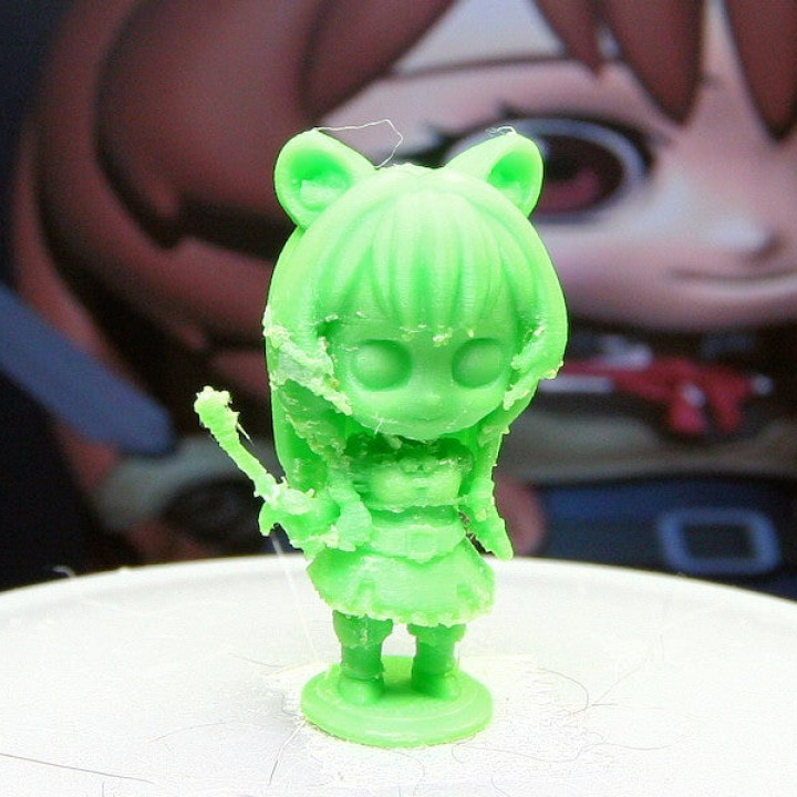 3D Printable Raphtalia Chibi Tate no yuusha by Sinofw