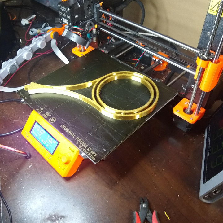 3D Printable Gyro Cup Trophy Shorter for smaller print bed. Ring 1 and ...