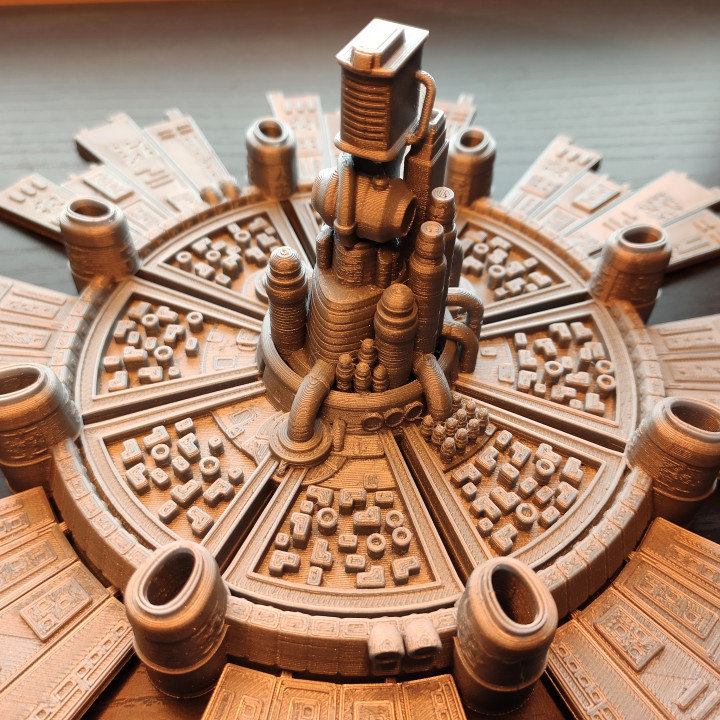 3D Printable Midgar by Jukka Seppänen