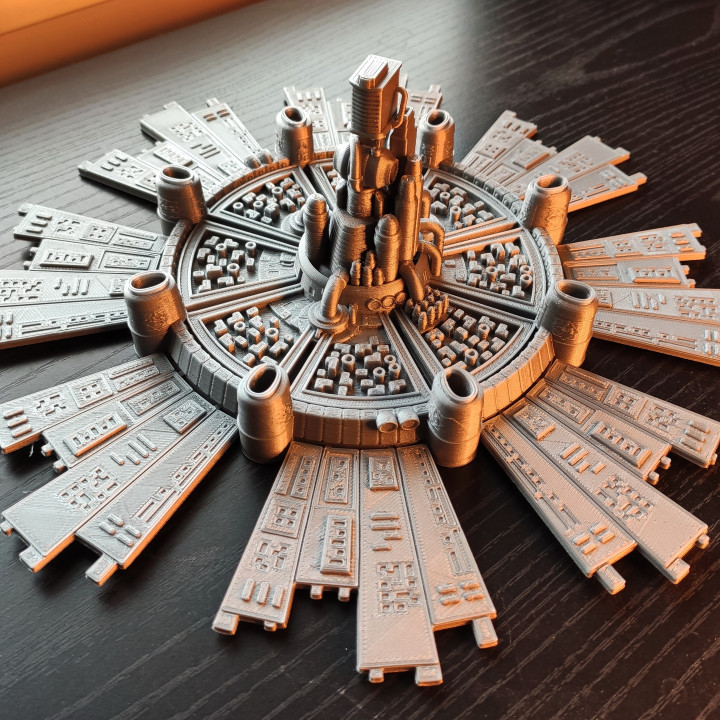 3D Printable Midgar by Jukka Seppänen
