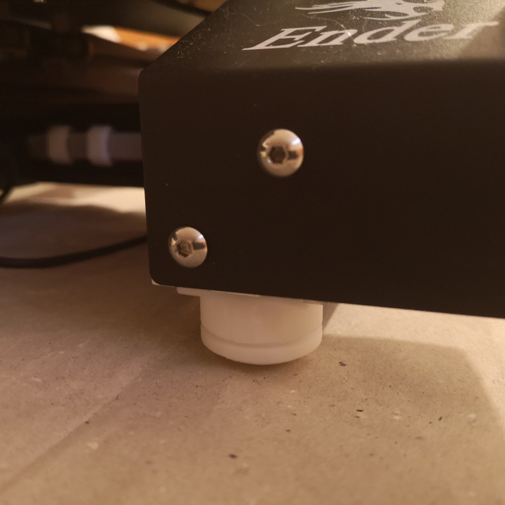 3D Printable Creality Ender 3 adjustable Legs by dario
