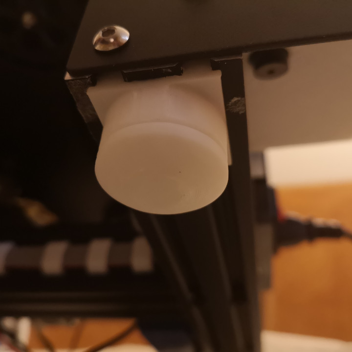 3D Printable Creality Ender 3 adjustable Legs by dario