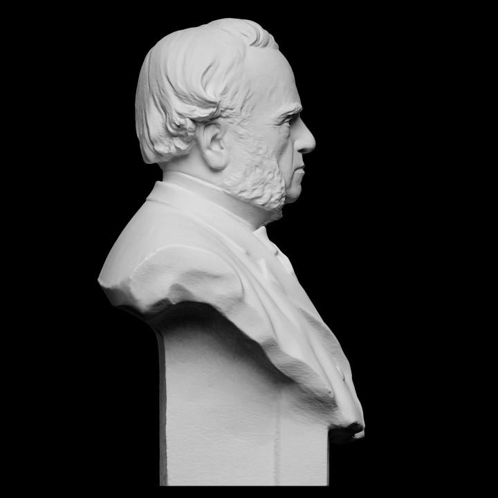 3D Printable Anton Niklas Sundberg by Nationalmuseum