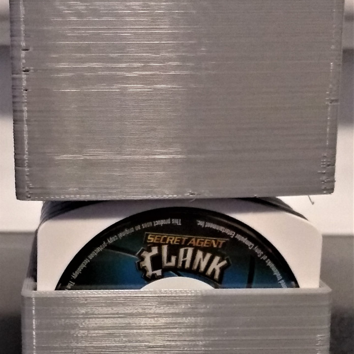 3D Printable Stack-able (Mostly) PSP UMD Storage by Christopher Kettle