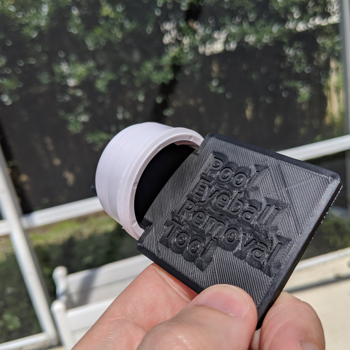 3D Printable Pool Eyeball (Nozzle) Removal Tool by Riskable
