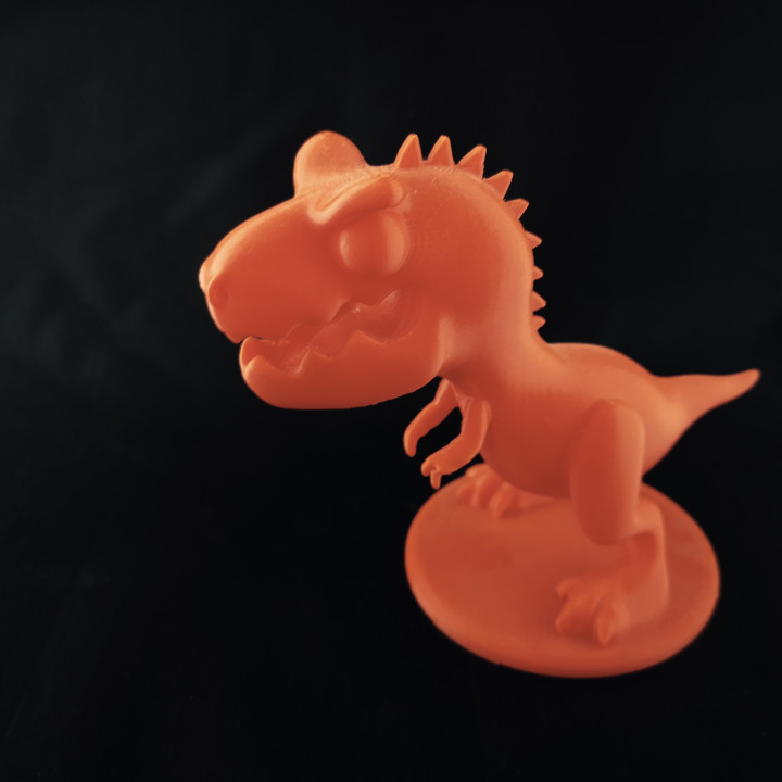 3D Printable Dinopop - Carnotaurus miniature - Pre-Supported by Epics N ...