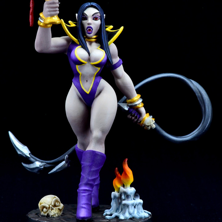 3D Print of Maligna - Vampire Beauty (Fantasy Pin-Up) Soulless Vampires by eric7