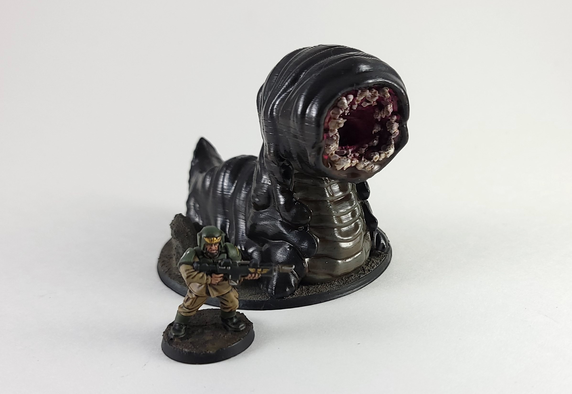 3D Printable Black Leech - DnD Monster by DCA Tabletop