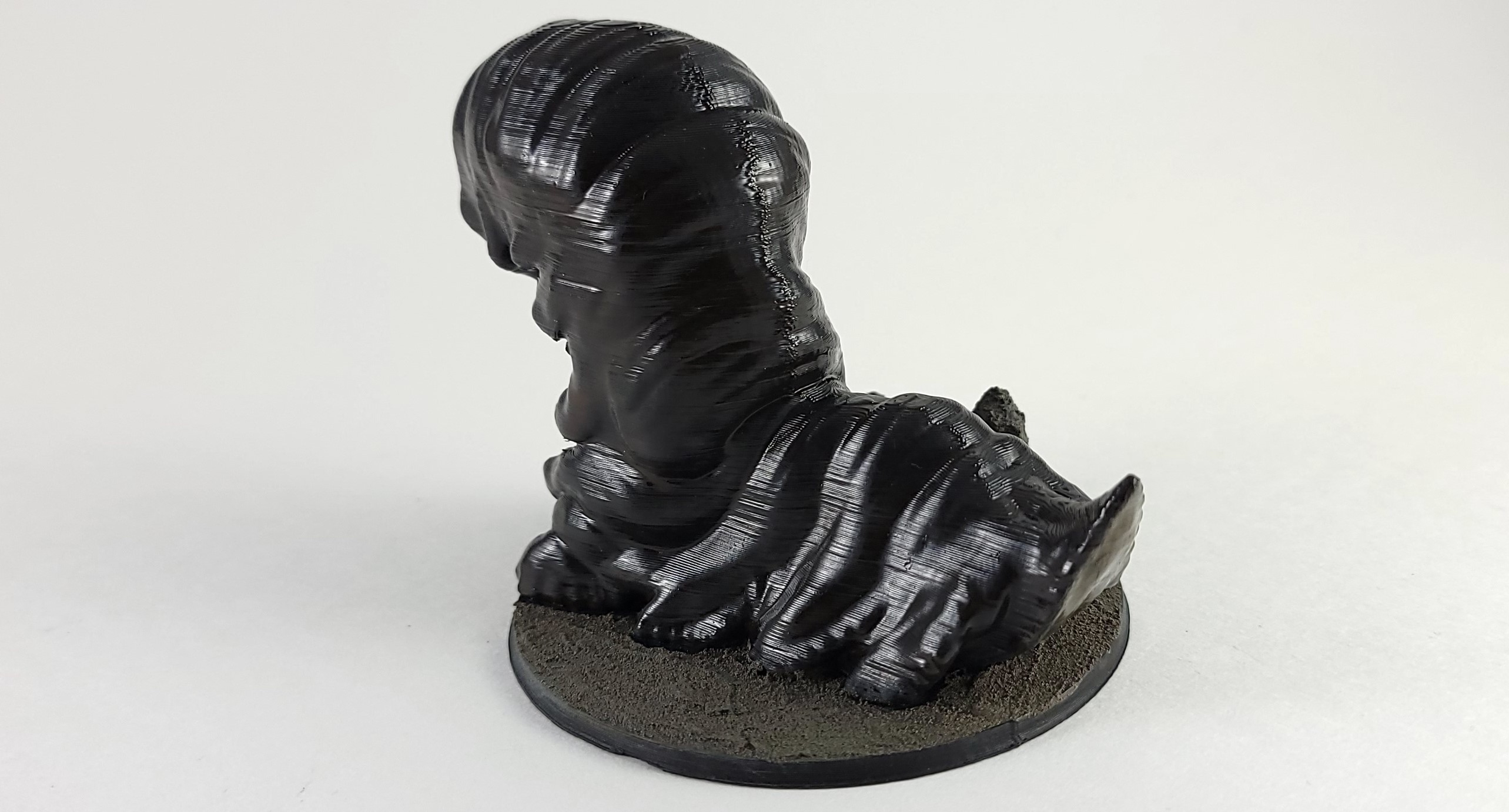 3D Printable Black Leech - DnD Monster by DCA Tabletop