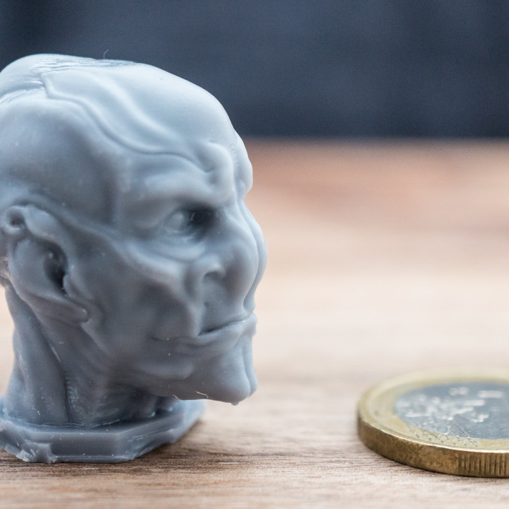 3D Printable Saru Head - Star Trek by DCA Tabletop