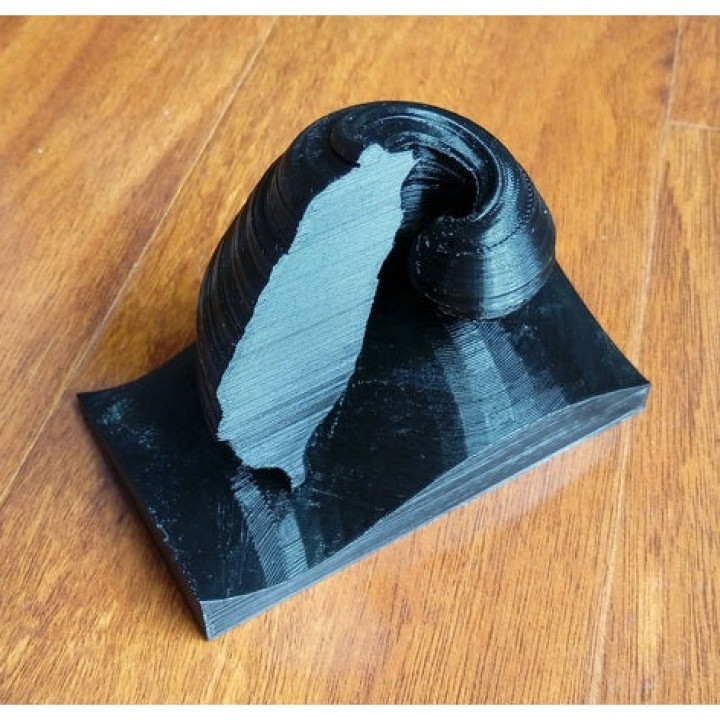 3D Printable Golden Taiwan by Justin Lin