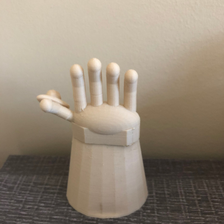 3D Printable Infinity Gauntlet by Madhav Parekh