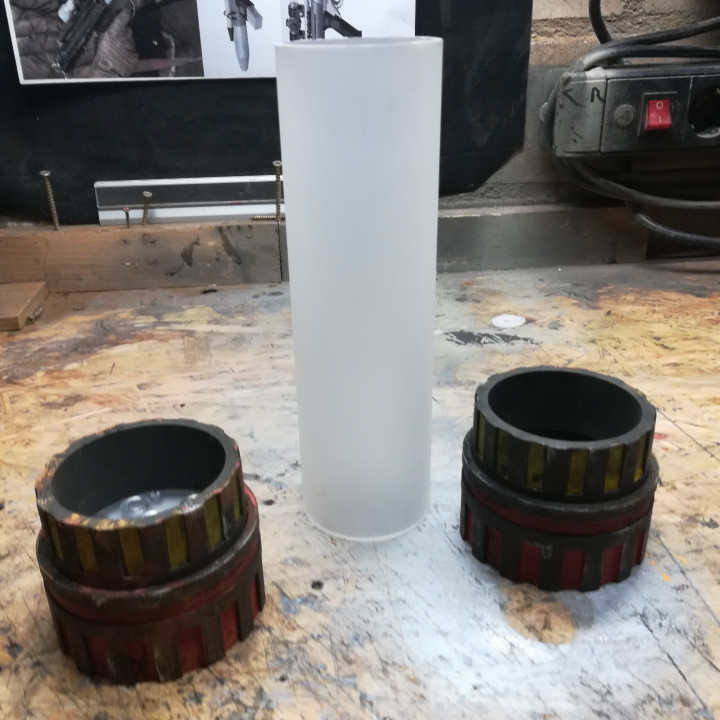 3D Printable Post Apocalyptic Power Cell by Tie Kai