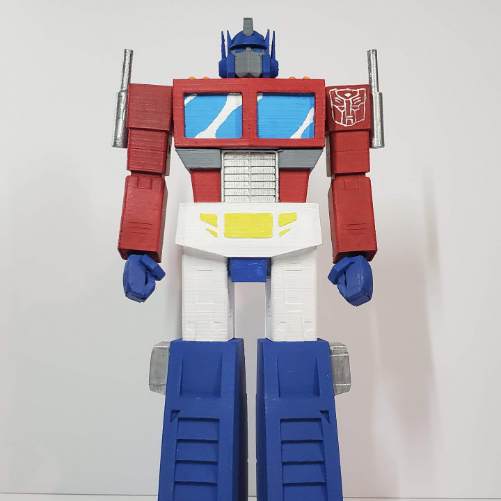 3D Printable G1 Optimus Prime Masterpiece scale Transformers by Caution ...