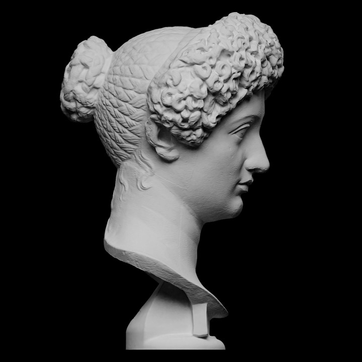 3D Printable Portrait of Julia Flavia by SMK - Statens Museum for Kunst