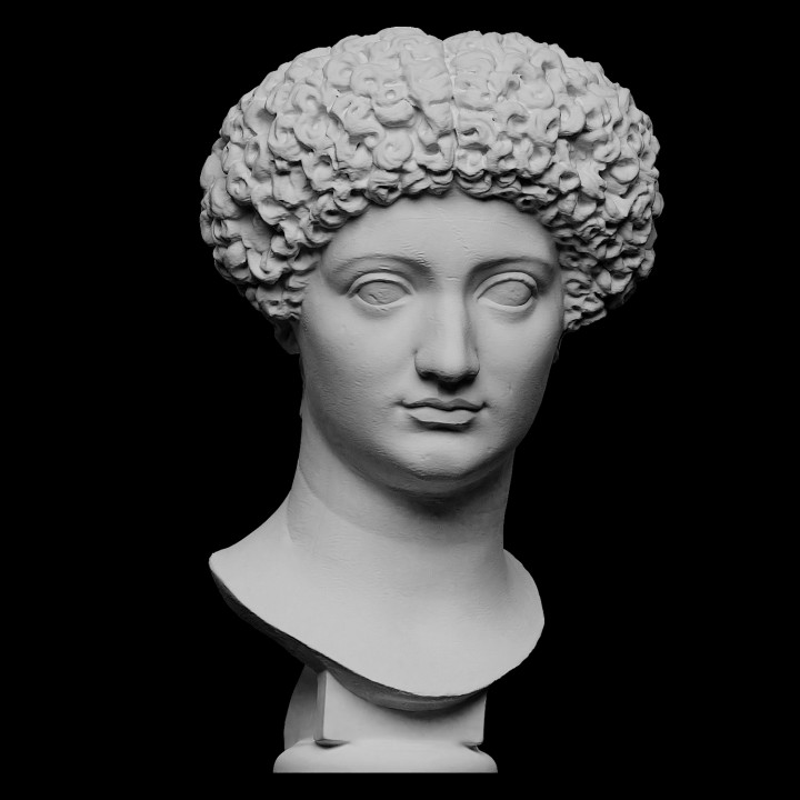 3D Printable Portrait of Julia Flavia by SMK - Statens Museum for Kunst