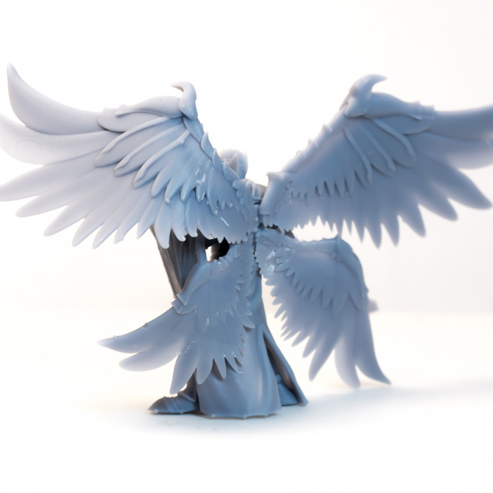 3D Printable Angelic Guard - DnD Character - 2 Poses by DCA Tabletop
