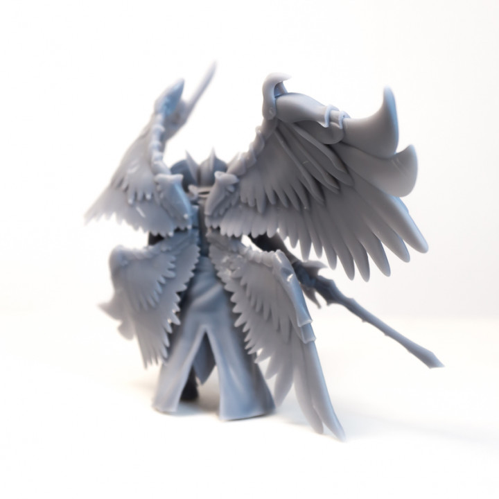 3D Printable Angelic Guard - DnD Character - 2 Poses by DCA Tabletop