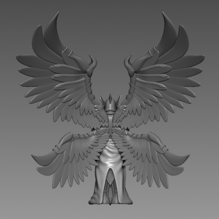 3D Printable Angelic Guard - DnD Character - 2 Poses by DCA Tabletop