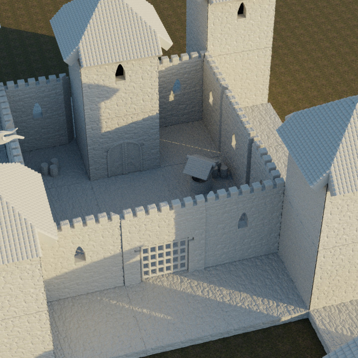 3D Printable Modular Castle Kit by Andrea Crazer